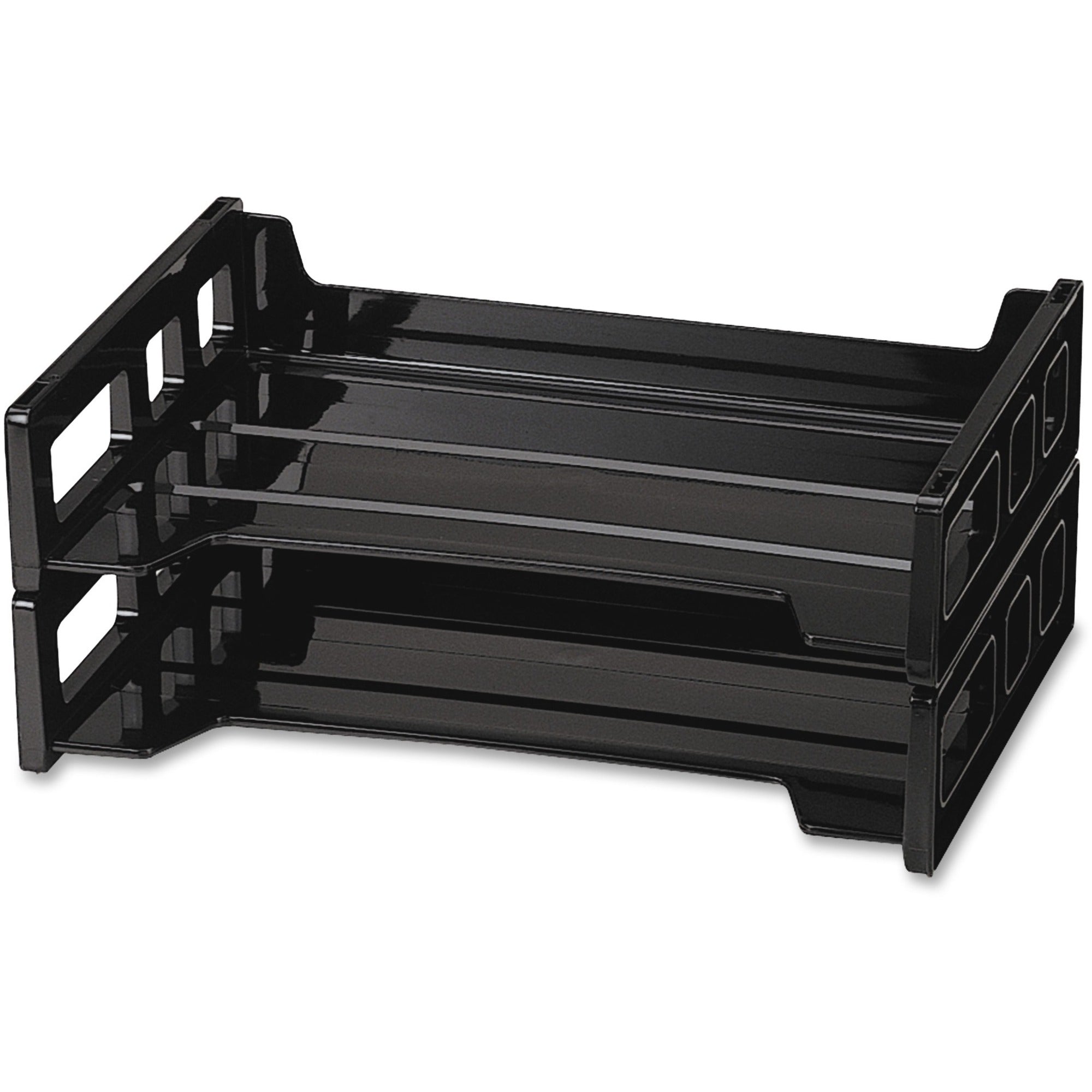 Officemate Stackable Desk Trays,Side Load,13-3/16"x9"x2-3... AB1Supply
