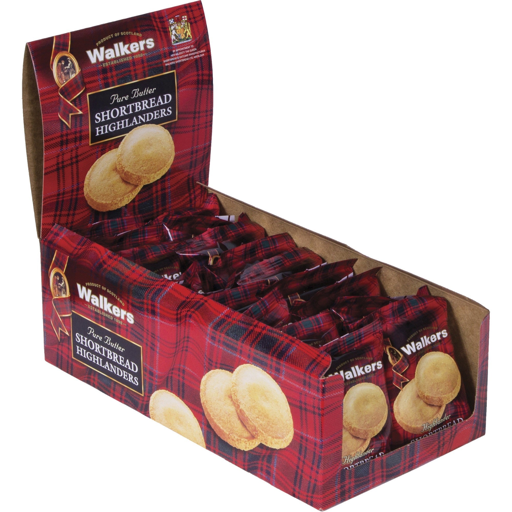 Office Snax Cookies, Shortbread Highlanders, 18/BX, Multi - AB1Supply