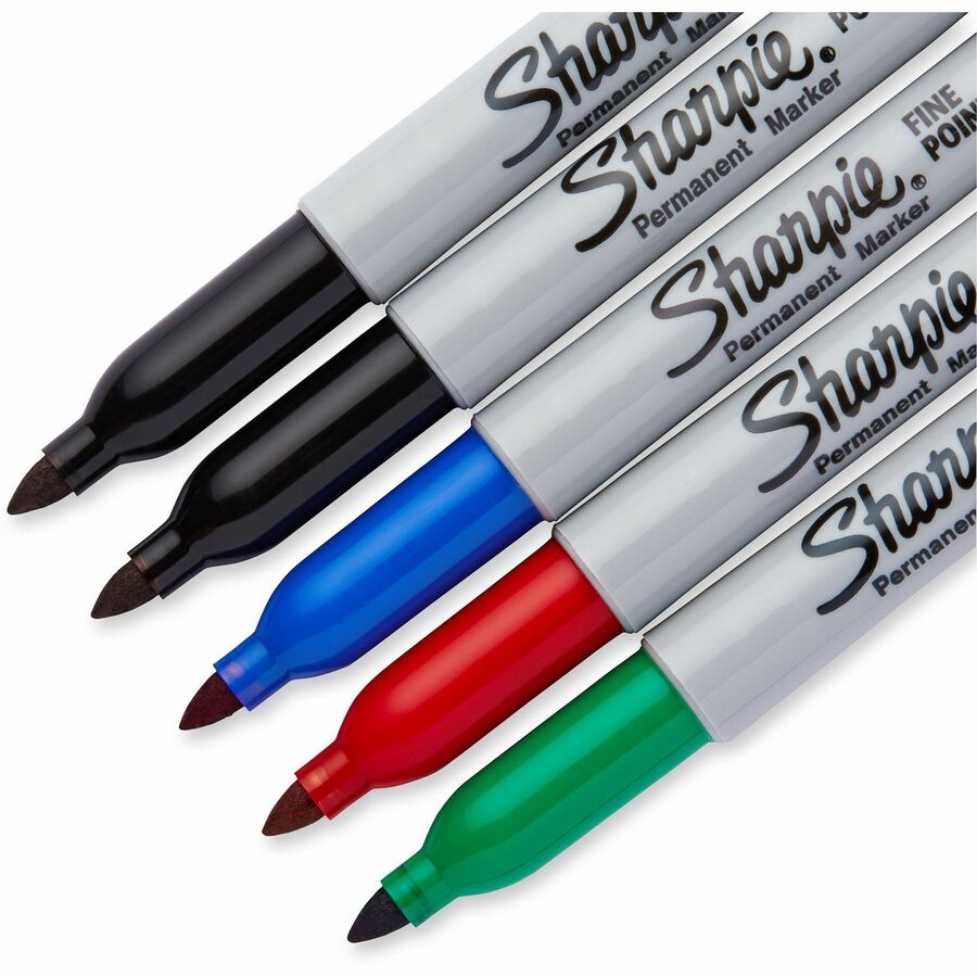 Sharpie Fine Tip Permanent Marker, Fine Bullet Tip, Assor... AB1Supply
