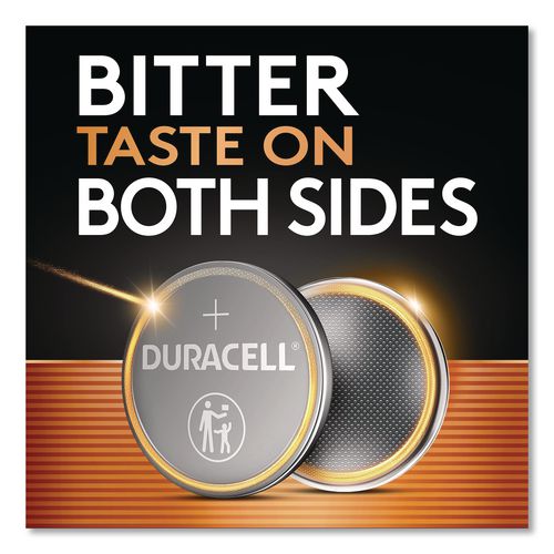 Duracell DURDL2016B2PK Lithium Coin Batteries With Bitter... AB1Supply