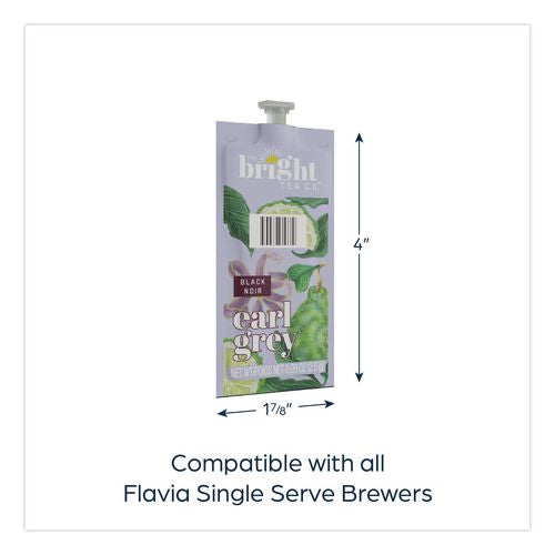 FLAVIA The Bright Tea Co. Earl Grey Black Tea Freshpack, 100/Carton ...